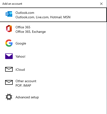 Konfigurasi E-mail menggunakan Mail Windows 10 – Email Resmi Pemko Batam